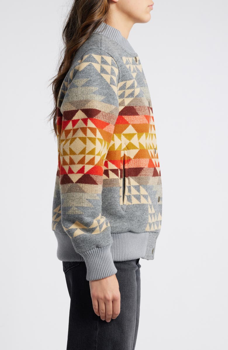 Pendleton Wool Blend Jacquard Bomber Jacket | Nordstrom
