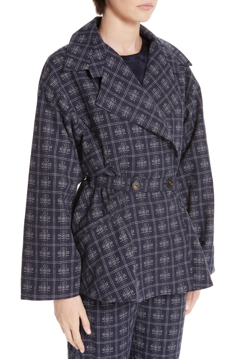 Palmer/Harding Carved Cotton Print Blazer | Nordstrom