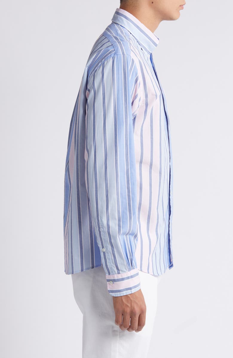 Brooks Brothers Sport Fit Awning Stripe Cotton Button-Down Shirt ...