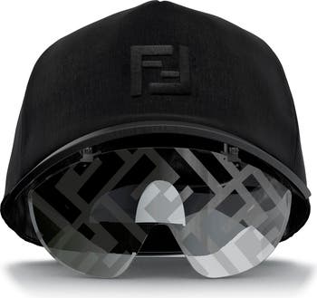Fendi 'Fendi Eyecap Baseball Cap with Mask Sunglasses | Nordstrom