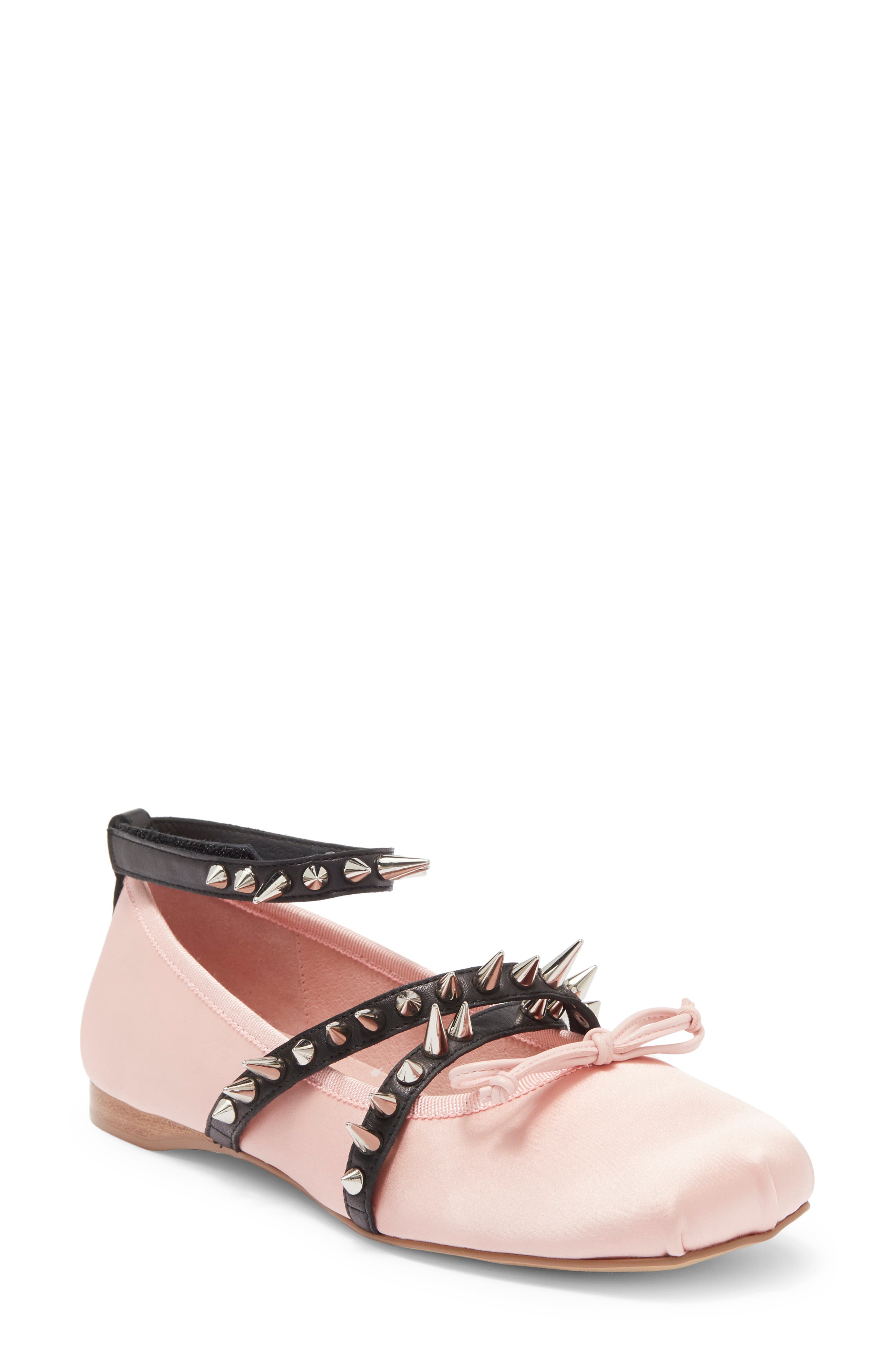 Jeffrey Campbell Choreo Ankle Strap Ballet Flat (Women) | Nordstromrack