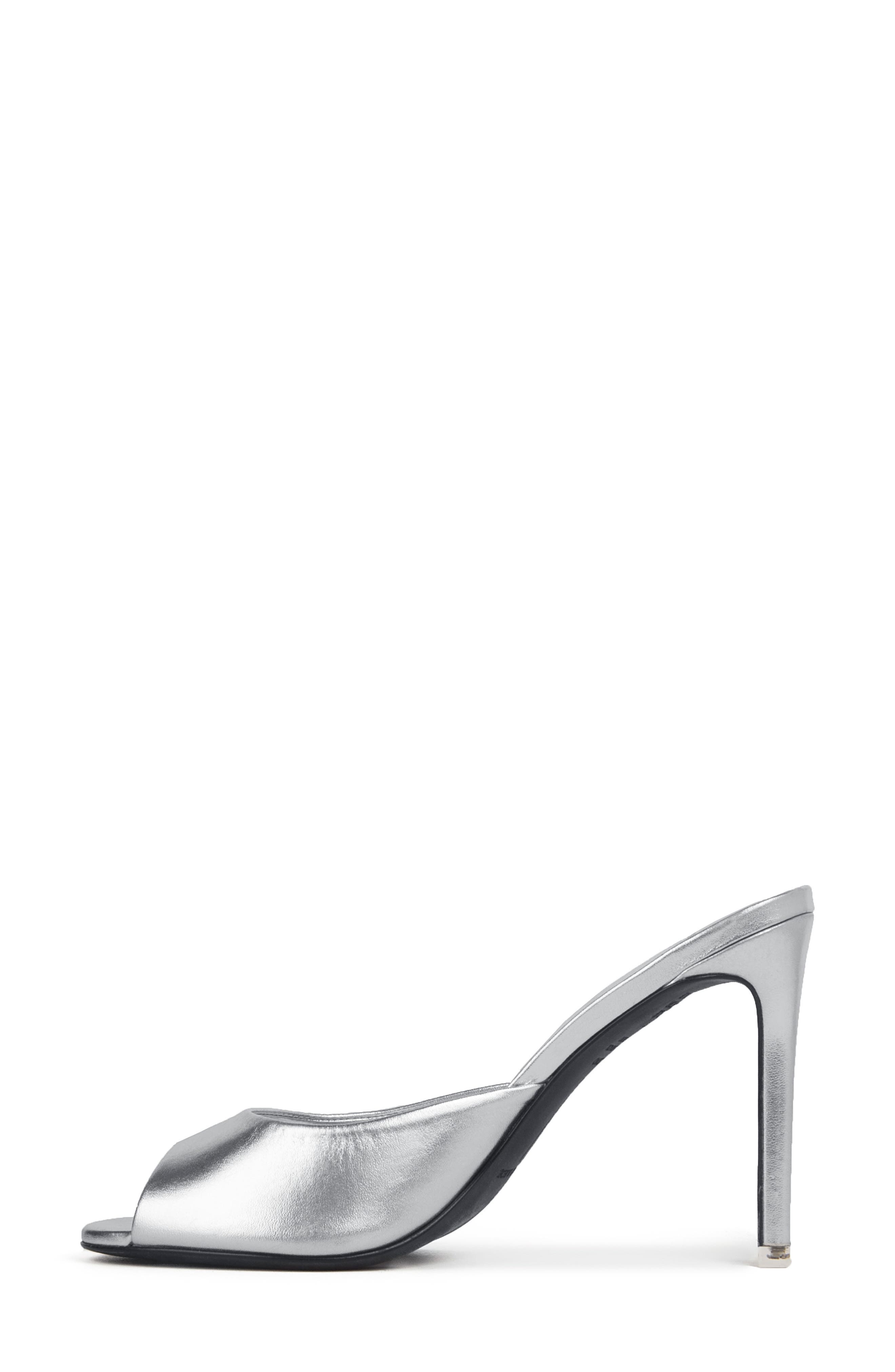 BLACK SUEDE STUDIO Alessia Metallic Stiletto Sandal (Women) | Nordstromrack