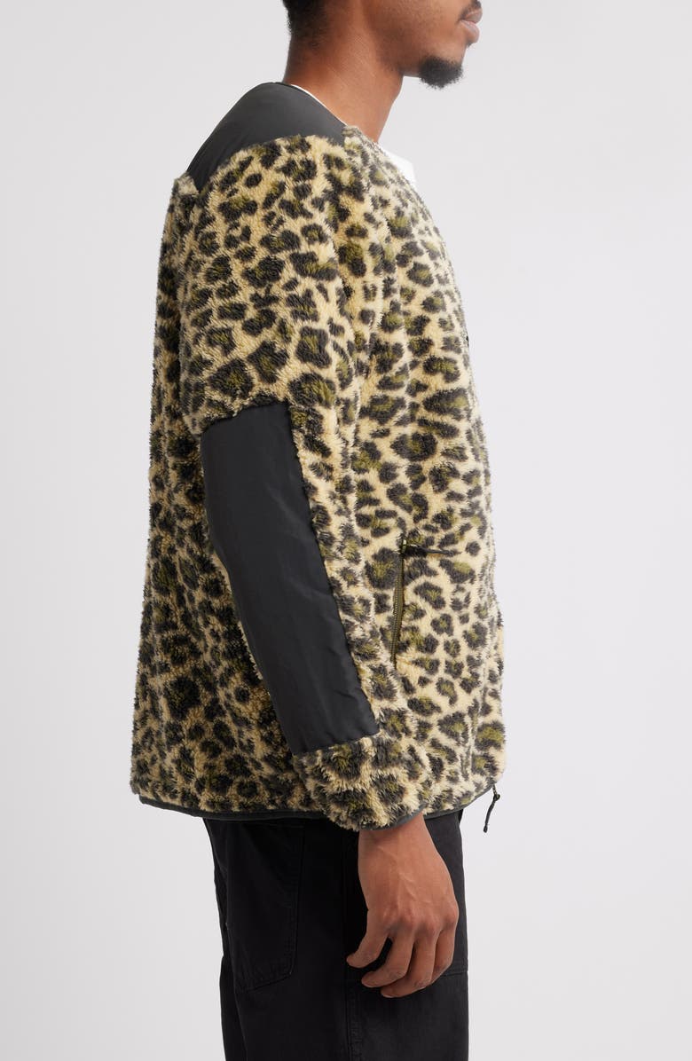 STAN RAY Leopard Fleece Cardigan | Nordstromrack