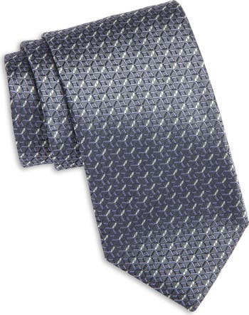 Canali Geometric Pattern Silk Tie | Nordstrom