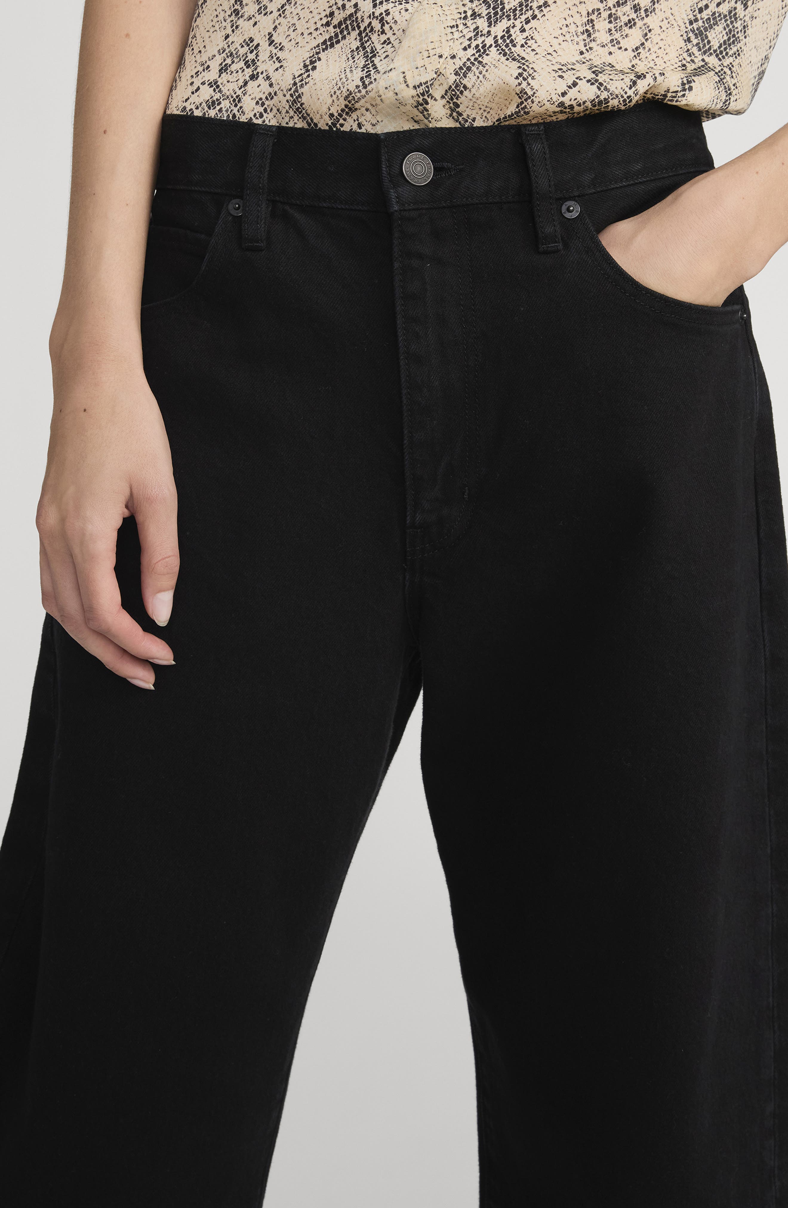 FRAME The Bubble High Waist Barrel Leg Jeans | Nordstrom