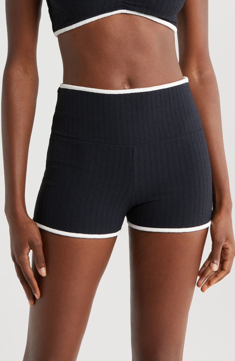 MONTCE Rib Terry Cover-Up Micro Bike Shorts | Nordstromrack