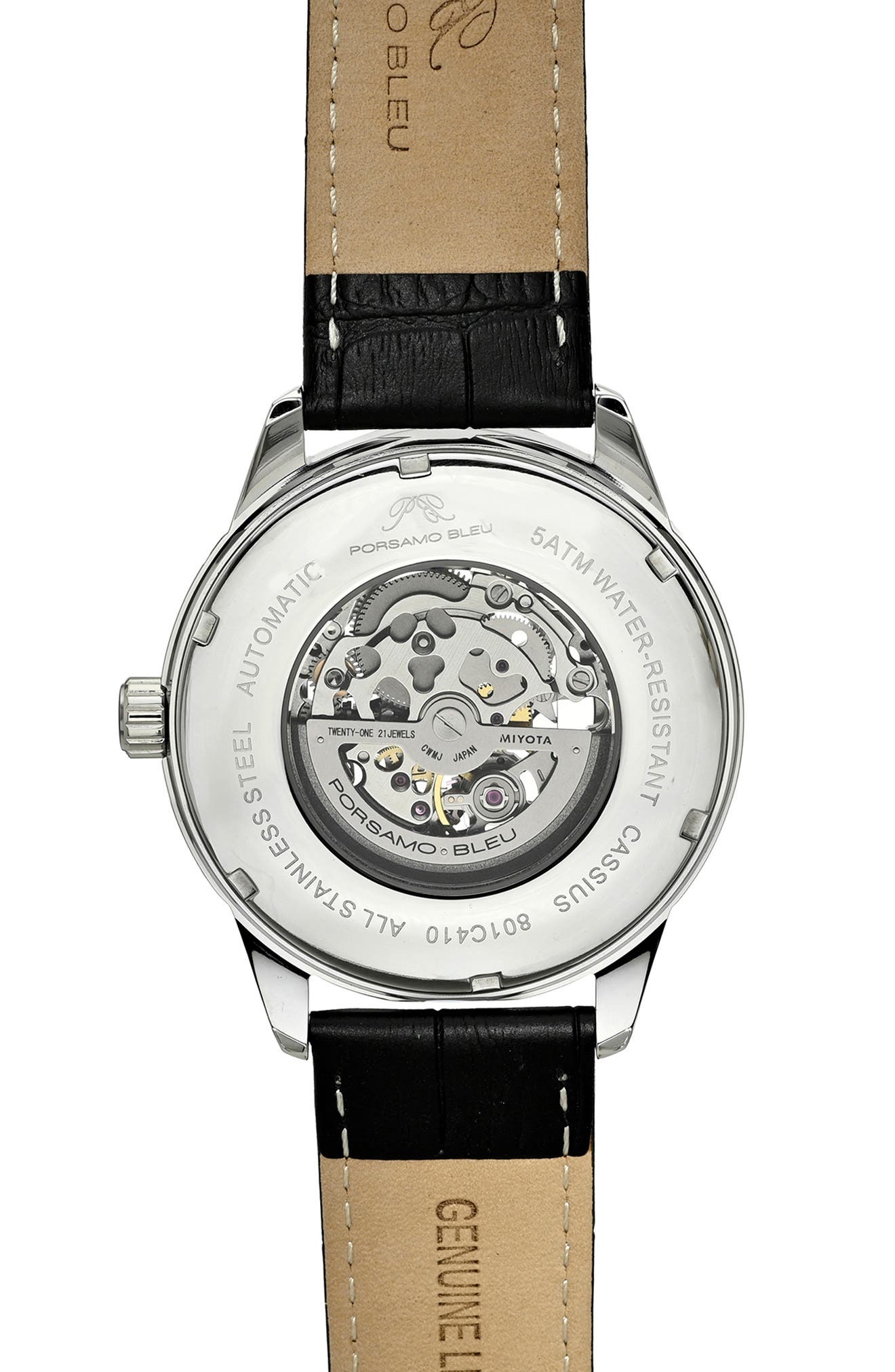 PORSAMO BLEU Men's Cassius Skeleton Watch, 45mm | Nordstromrack