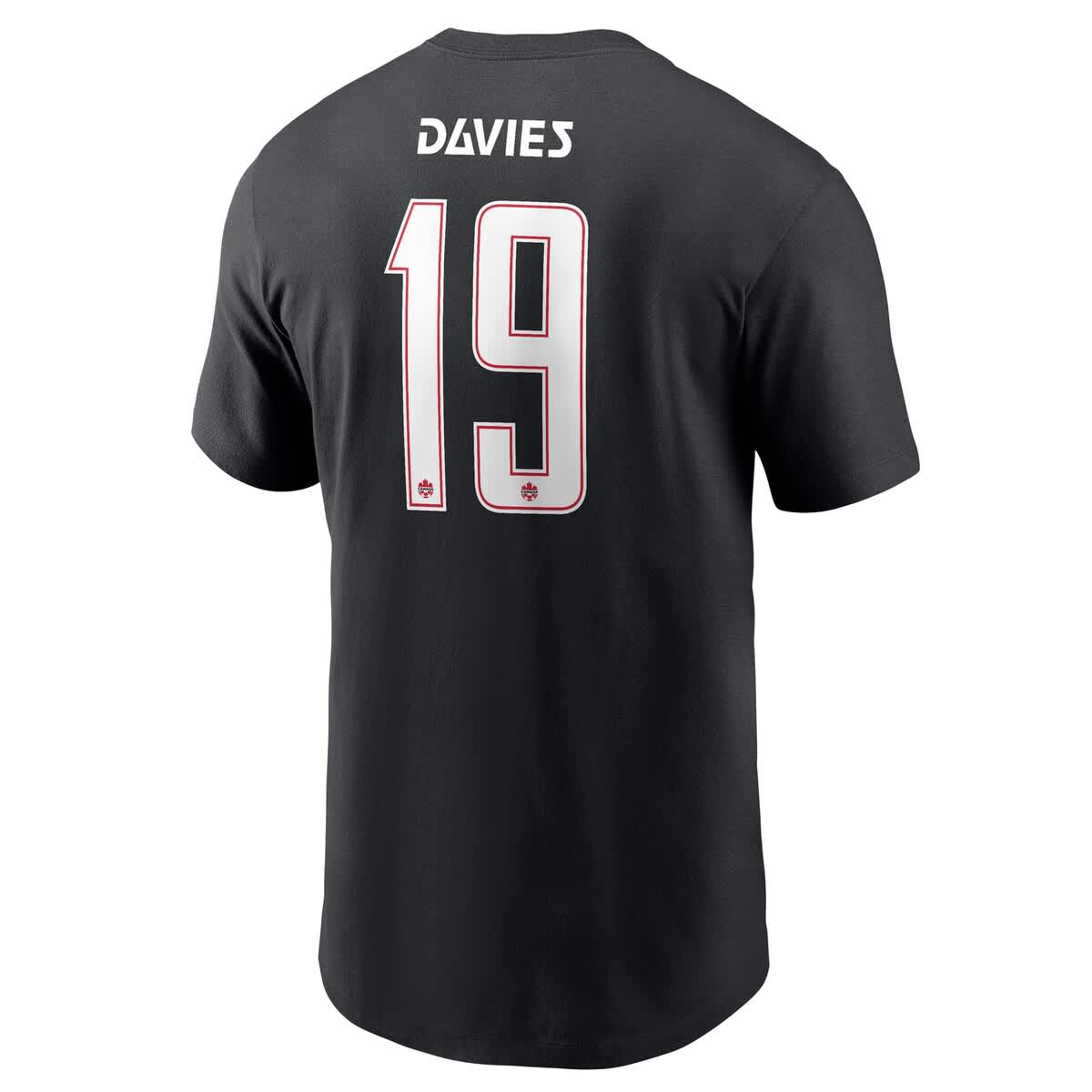 Nike Men's Nike Alphonso Davies Black Canada Soccer Away Name & Number ...