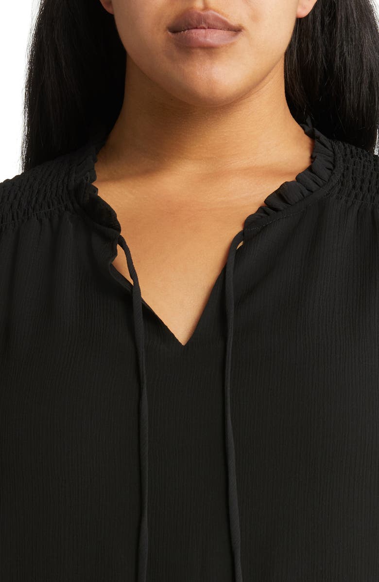CeCe Smocked Shoulder Ruffle Sleeve Blouse | Nordstromrack