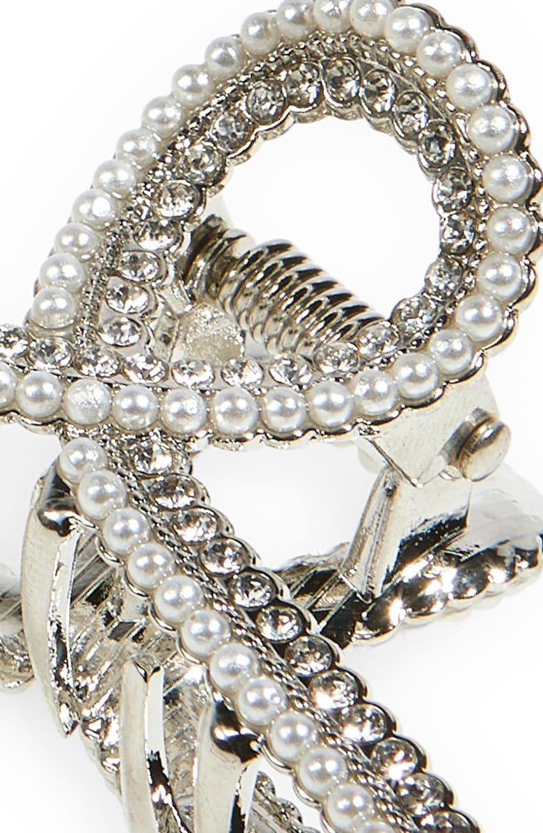 Tasha Assorted 2-Pack Crystal & Faux Pearl Claw Clips | Nordstrom
