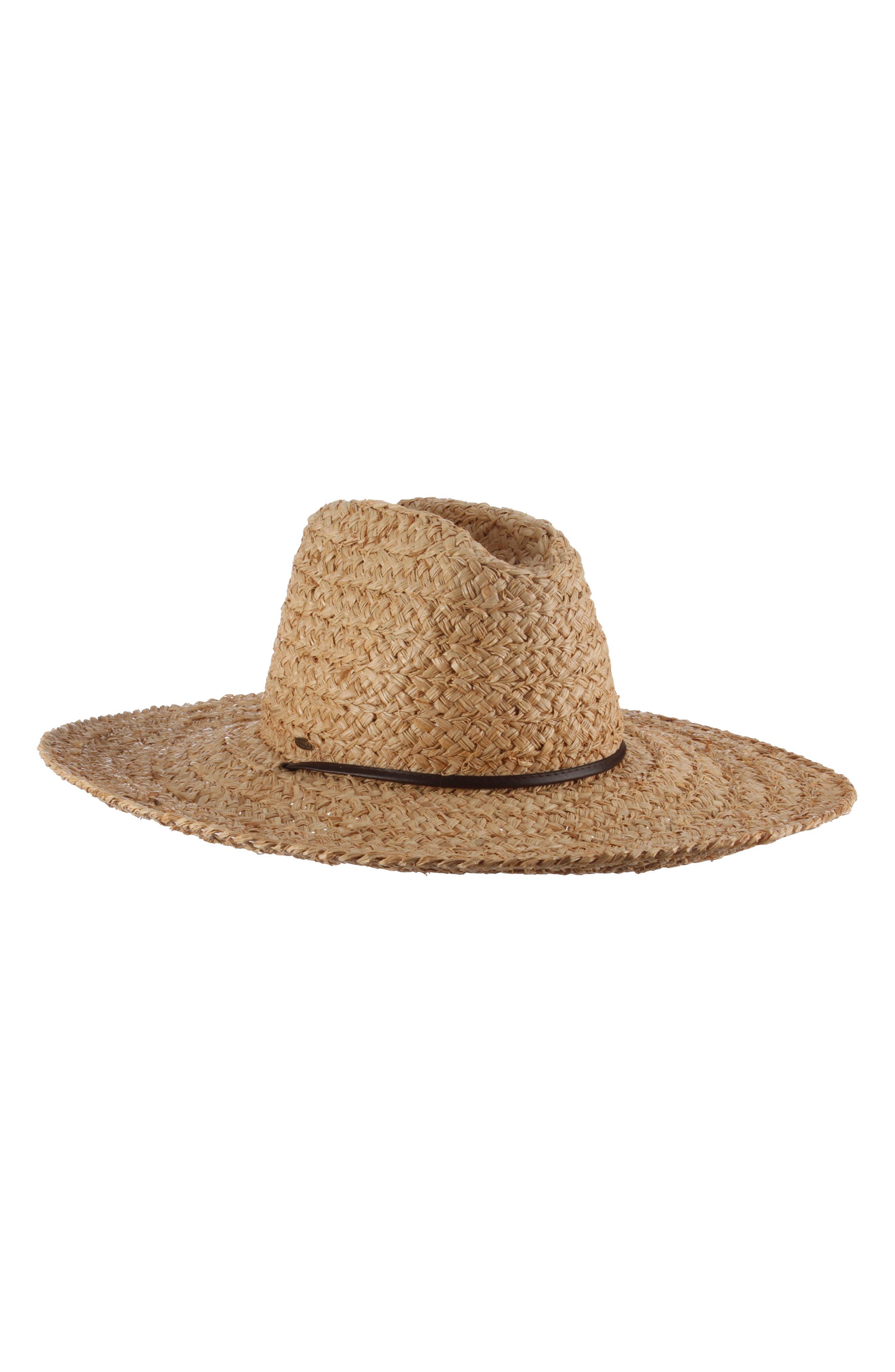 Scala Lifeguard Braided Raffia Sun Hat | Nordstromrack