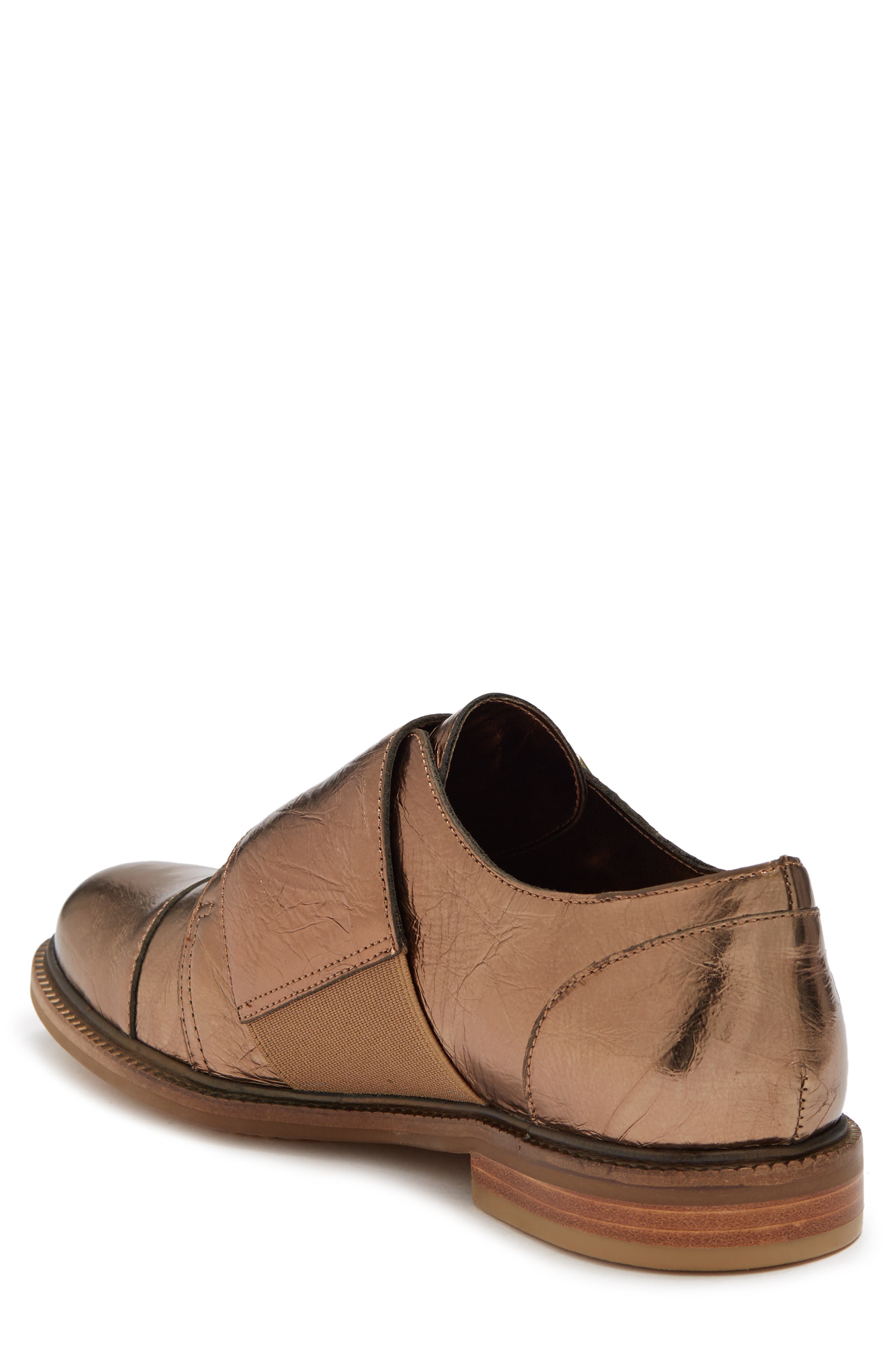 Kelsi Dagger Brooklyn Metallic Leather Double Monk Strap Loafer (Women ...