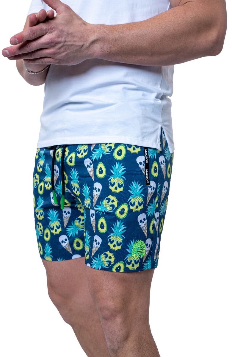 Maceoo Pineapple Skull Swim Trunks | Nordstromrack