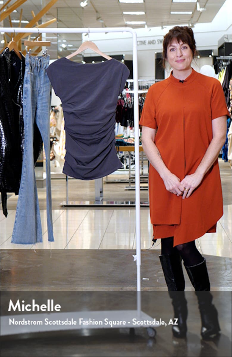 Topshop Side Pleat Top | Nordstromrack