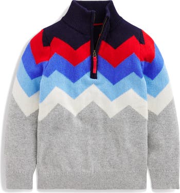 Mini Boden Kids' Heritage Half Zip Sweater | Nordstrom