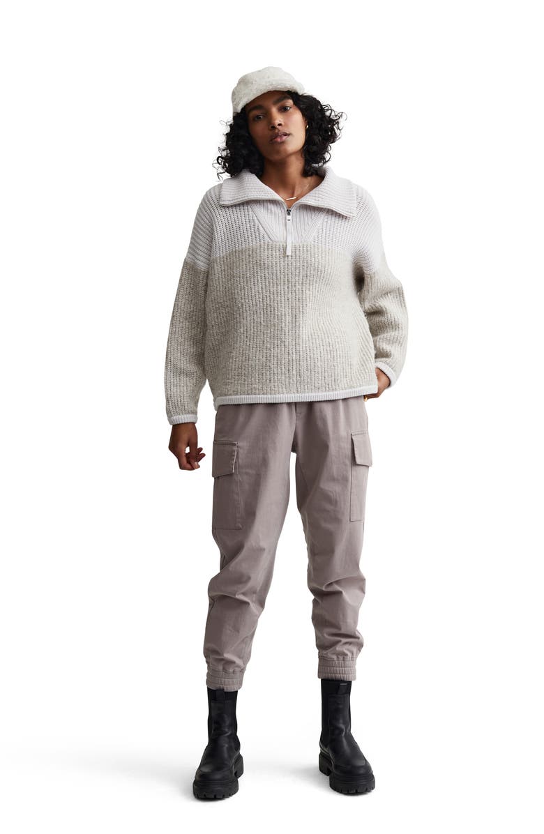 Varley Willard Colorblock Half Zip Sweater | Nordstromrack