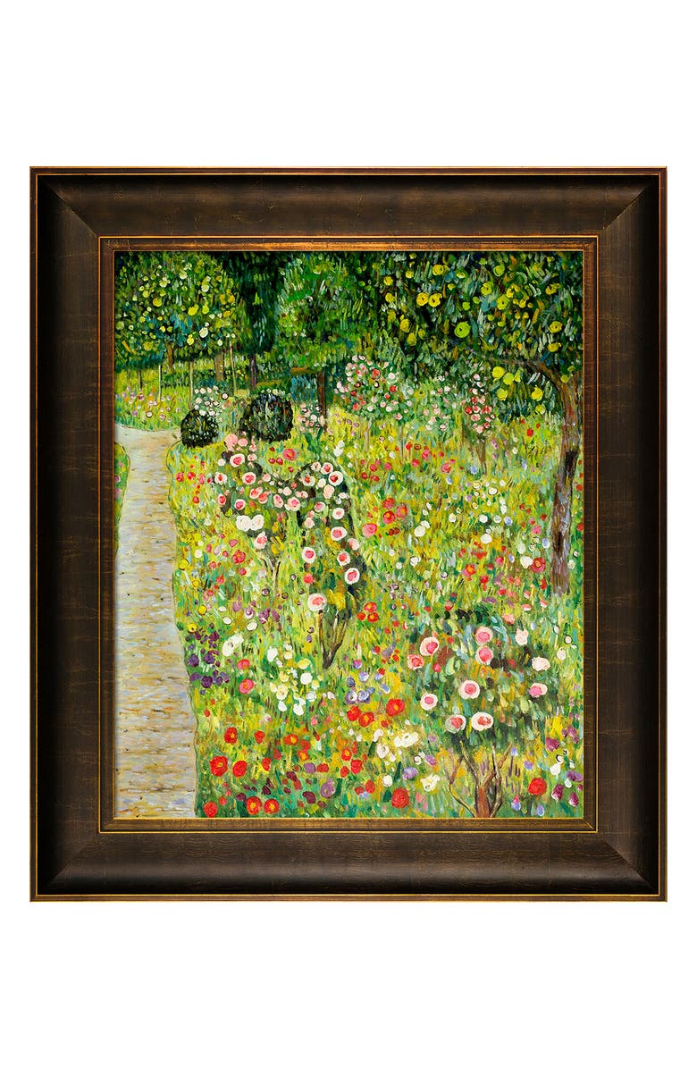 OVERSTOCK ART La Pastiche Fruit Garden With Roses Reproduction Oil ...