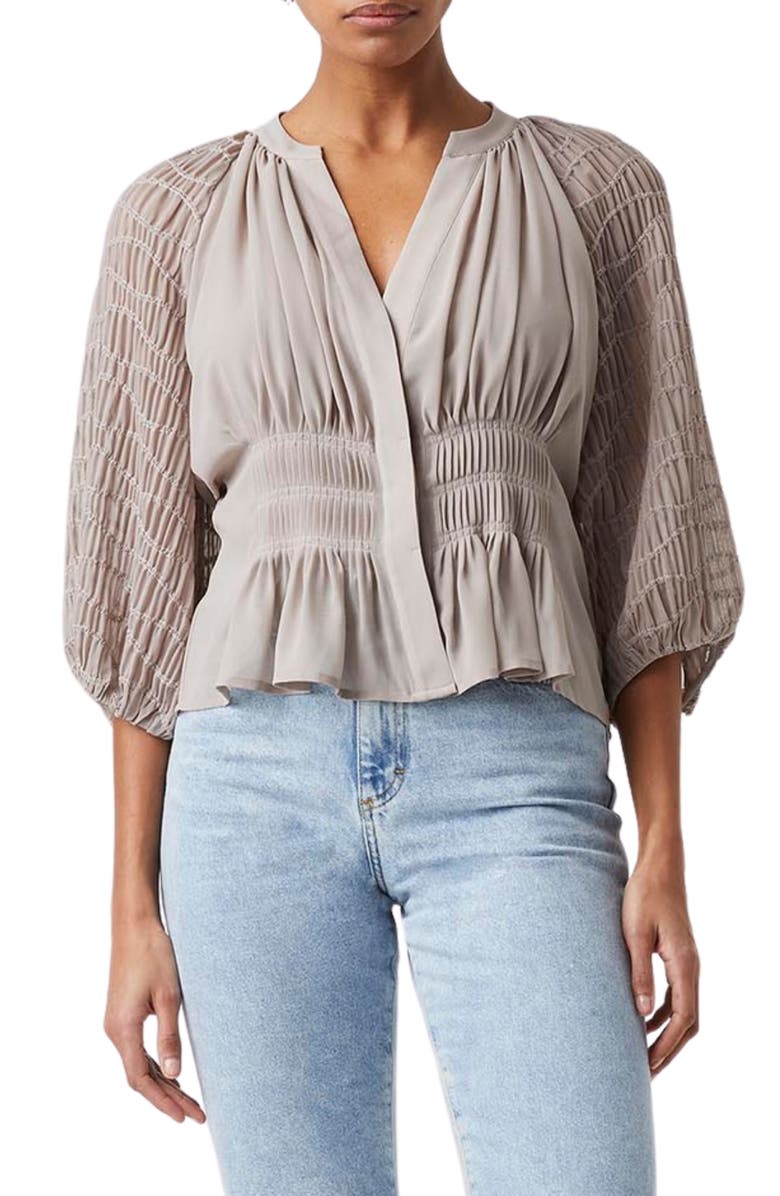 French Connection Fora Pleat Top | Nordstromrack