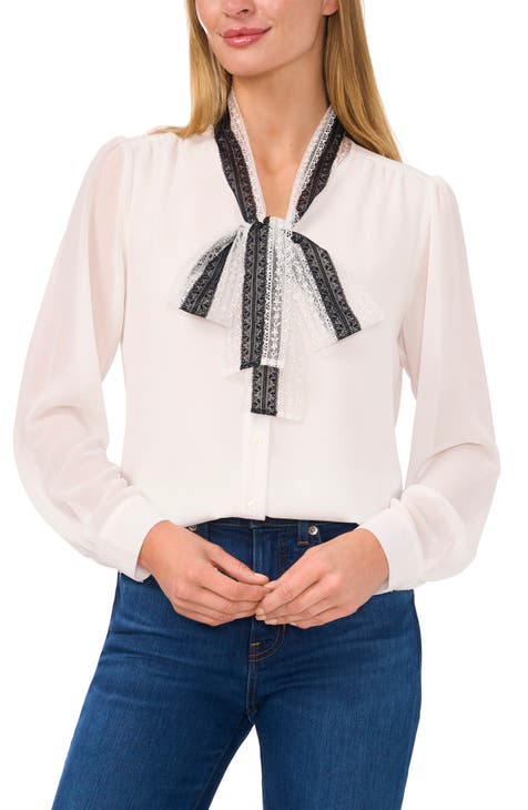 Women's Tie Neck Blouses | Nordstrom