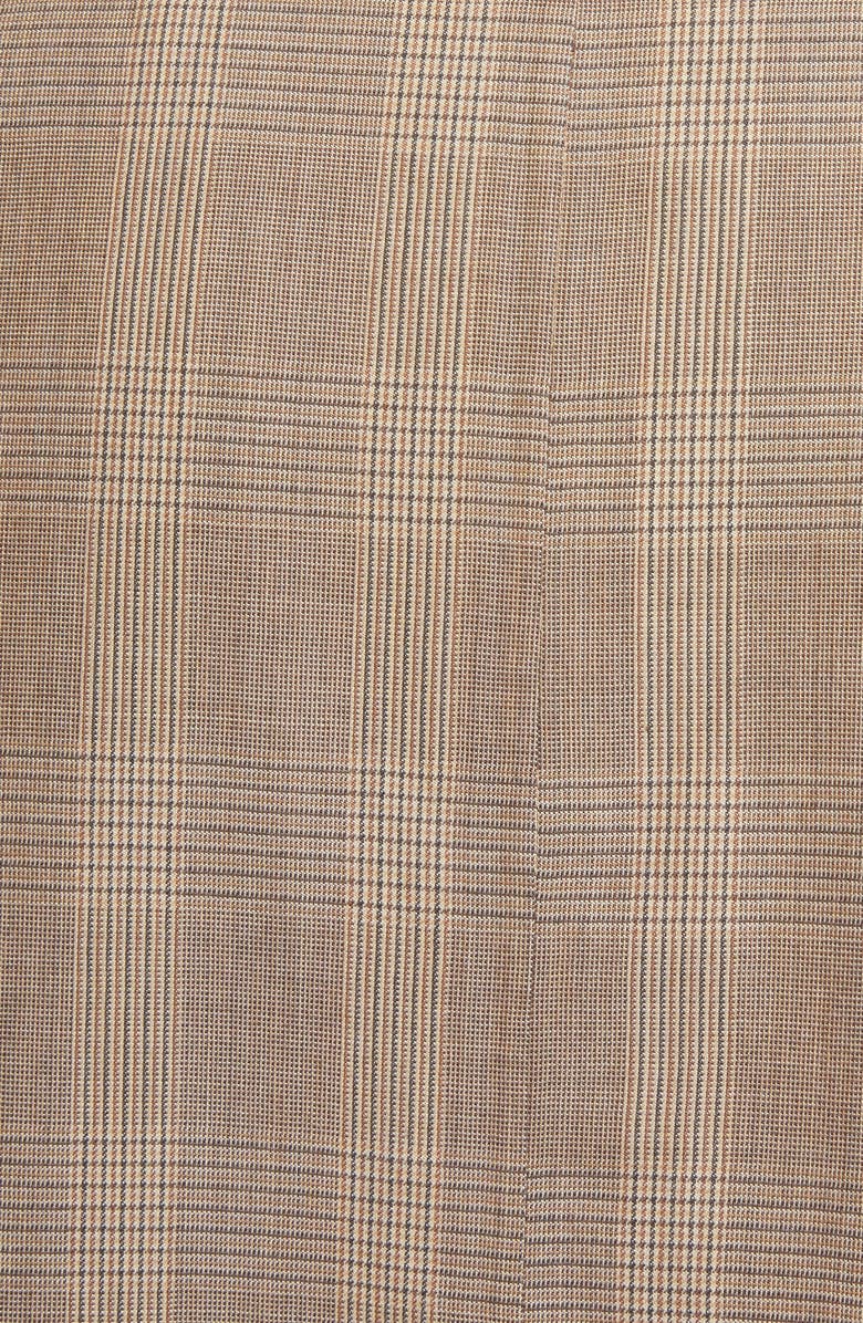 Givenchy Check Raw Edge Wool Blend Topcoat | Nordstrom