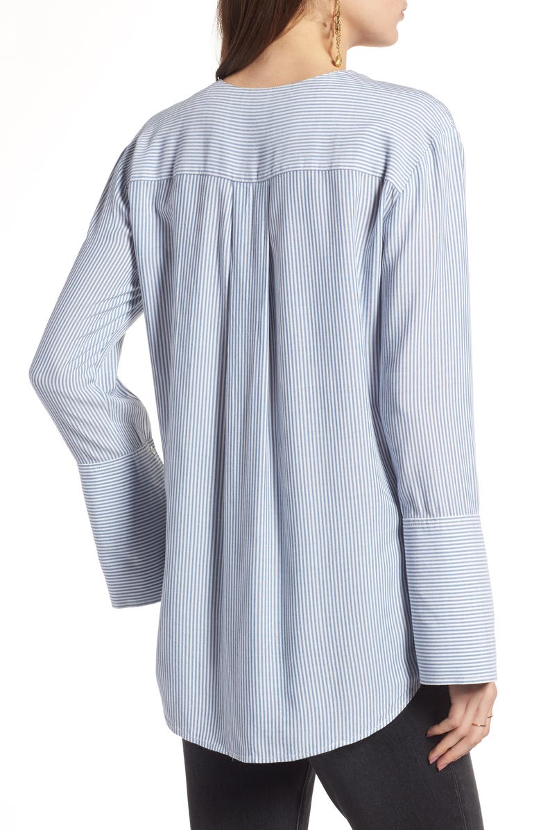 Treasure & Bond Stripe Slit Cuff Shirt | Nordstromrack
