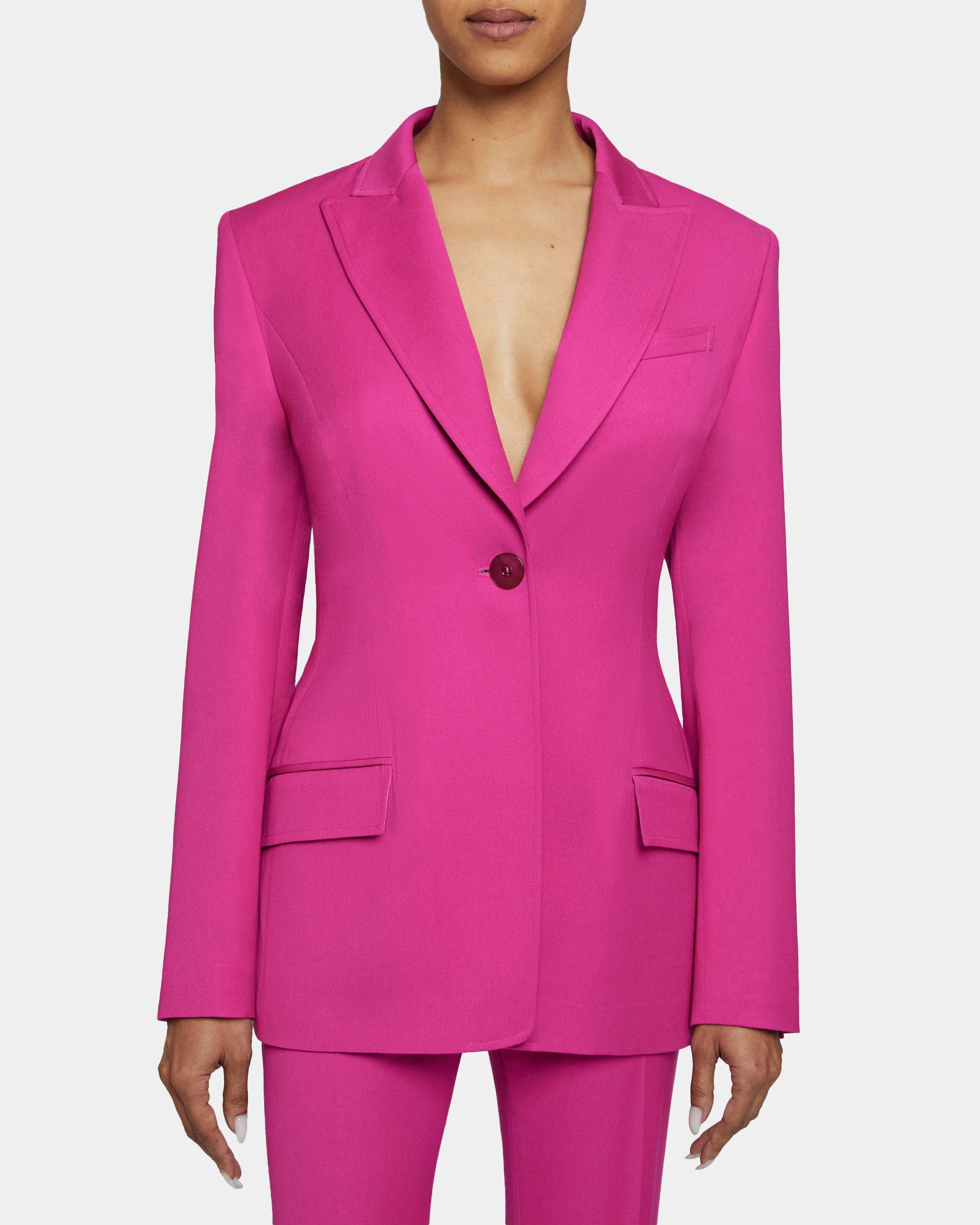 Santorelli NELLI Long Single Button Jacket | Nordstrom