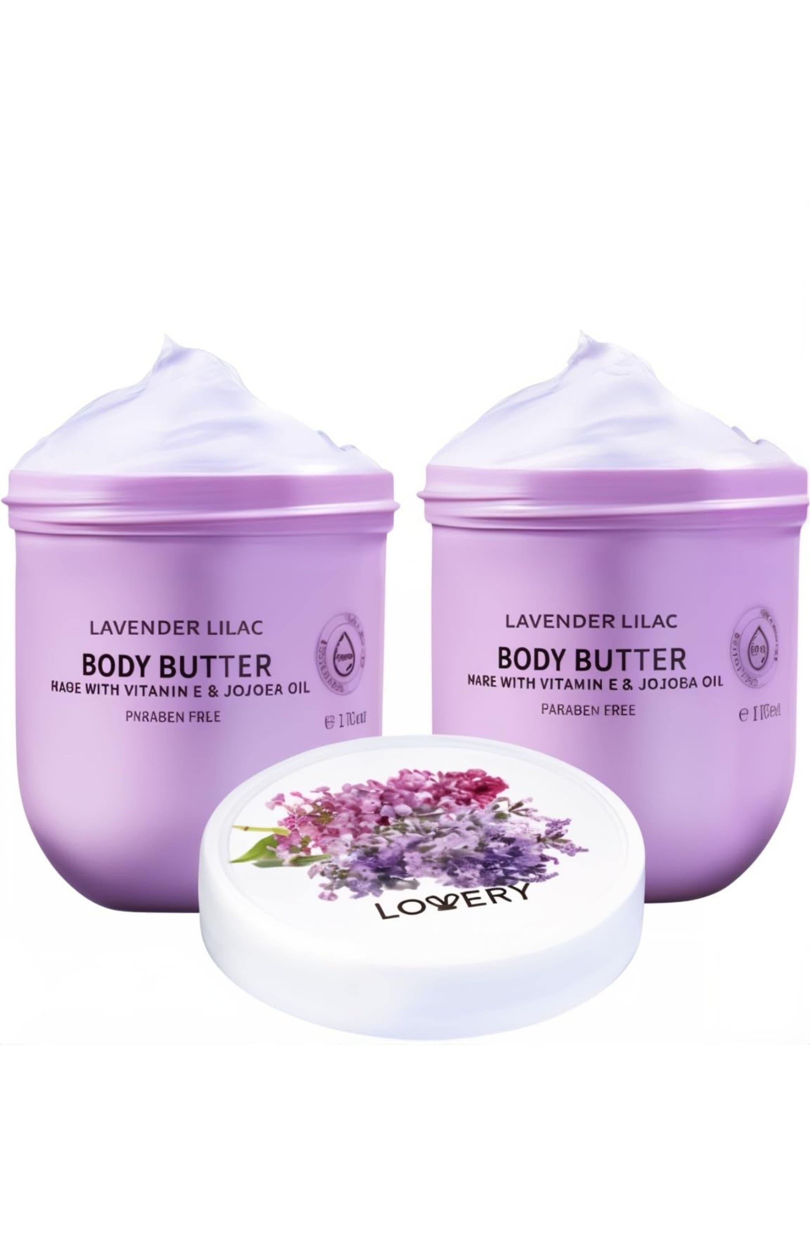 Lovery Lavender and Lilac Whipped Body Butter - 2 Pack | Nordstrom
