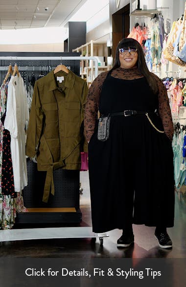 Caslon® Utility Cotton Trench Coat | Nordstromrack