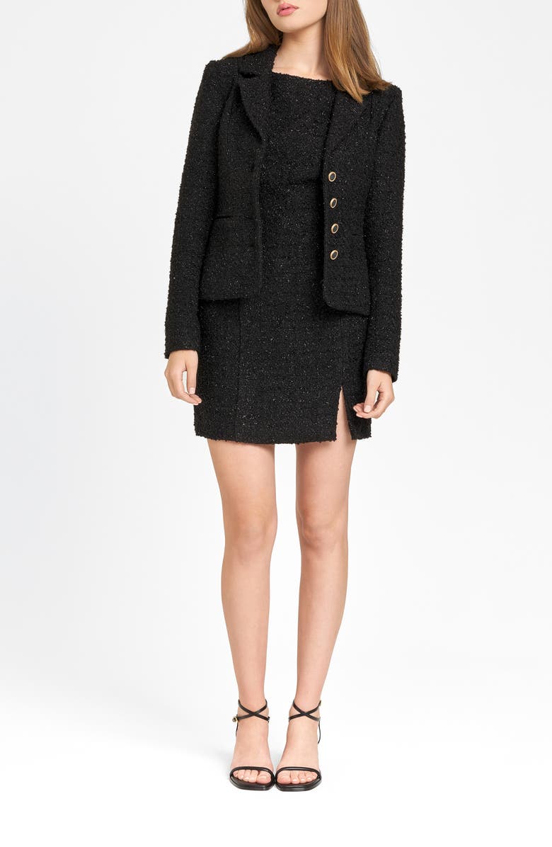 WAYF Callie Metalllic Tweed Jacket | Nordstromrack