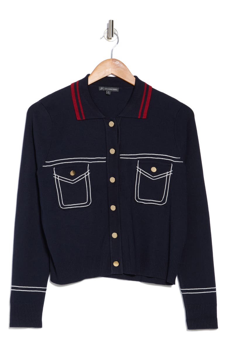 Adrianna Papell Contrast Stitch Sweater | Nordstromrack