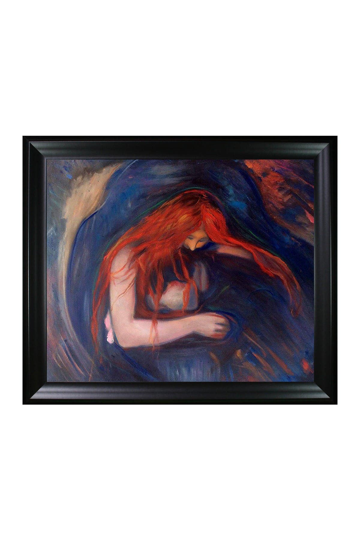 OVERSTOCK ART Vampire, 1895 with Black Matte Frame, 25" x 29 ...