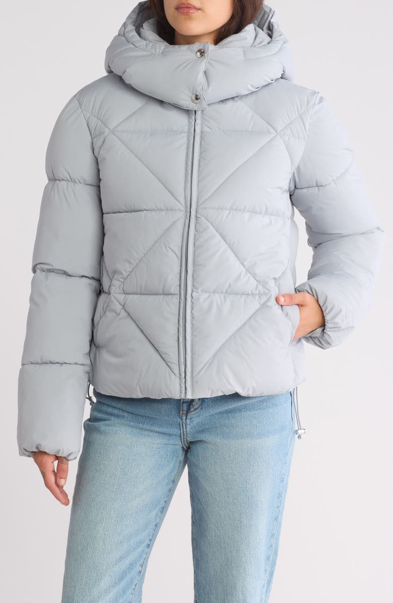 Sam Edelman Hooded Crop Puffer Jacket | Nordstromrack
