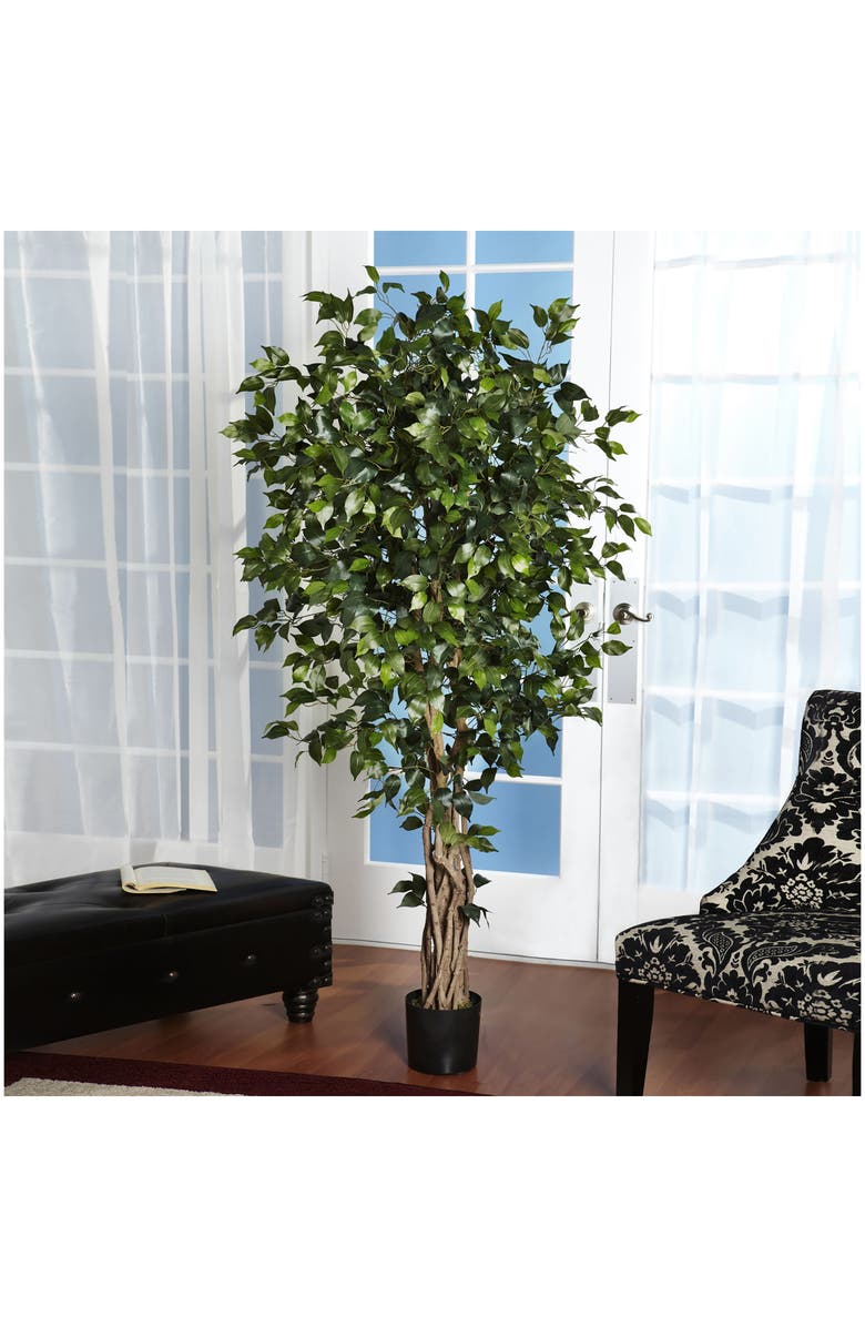 NEARLY NATURAL 6' Palace Style Artificial Ficus Tree | Nordstromrack