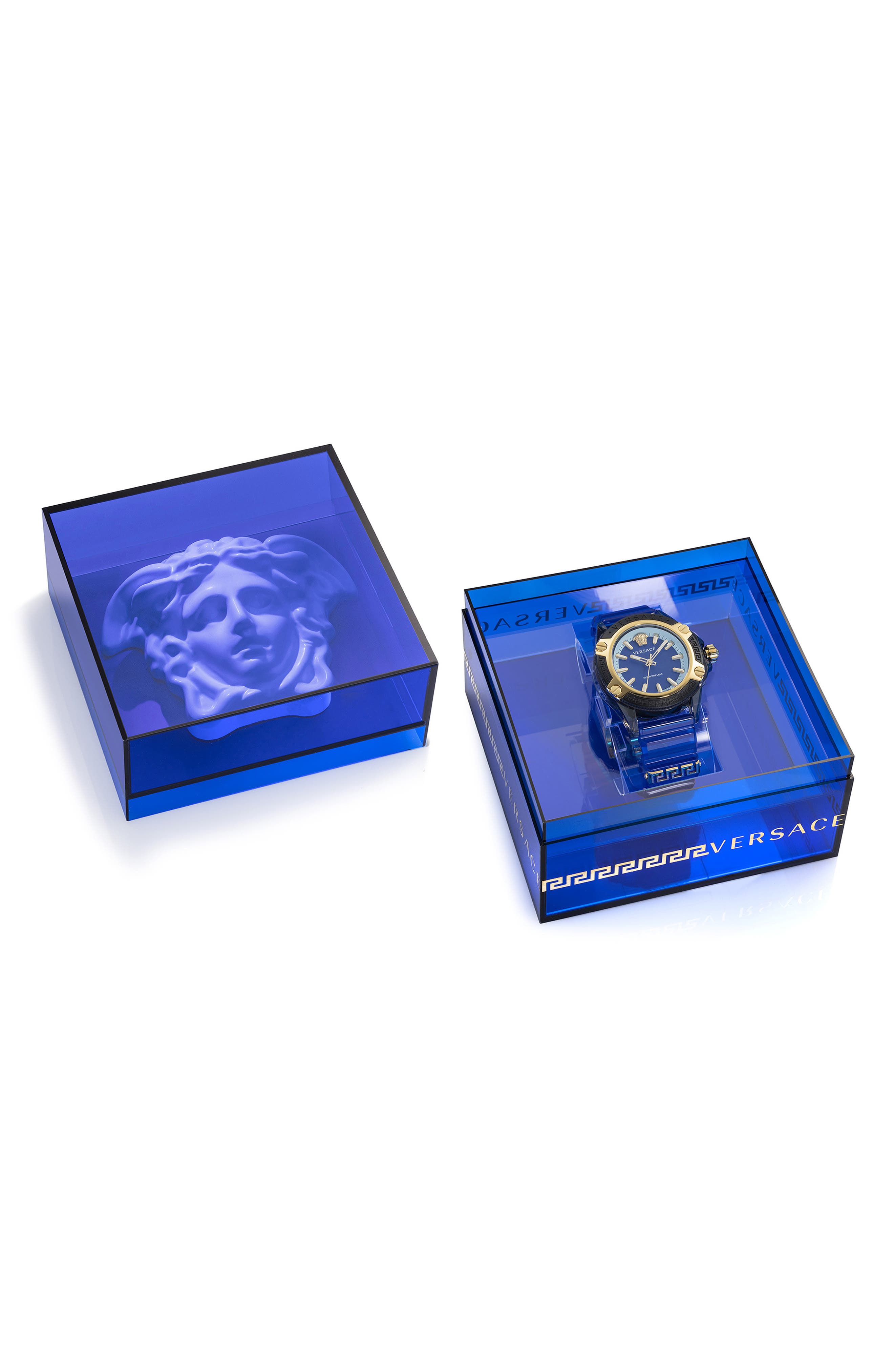 Versace Icon Active Silicone Strap Watch, 42mm | Nordstromrack
