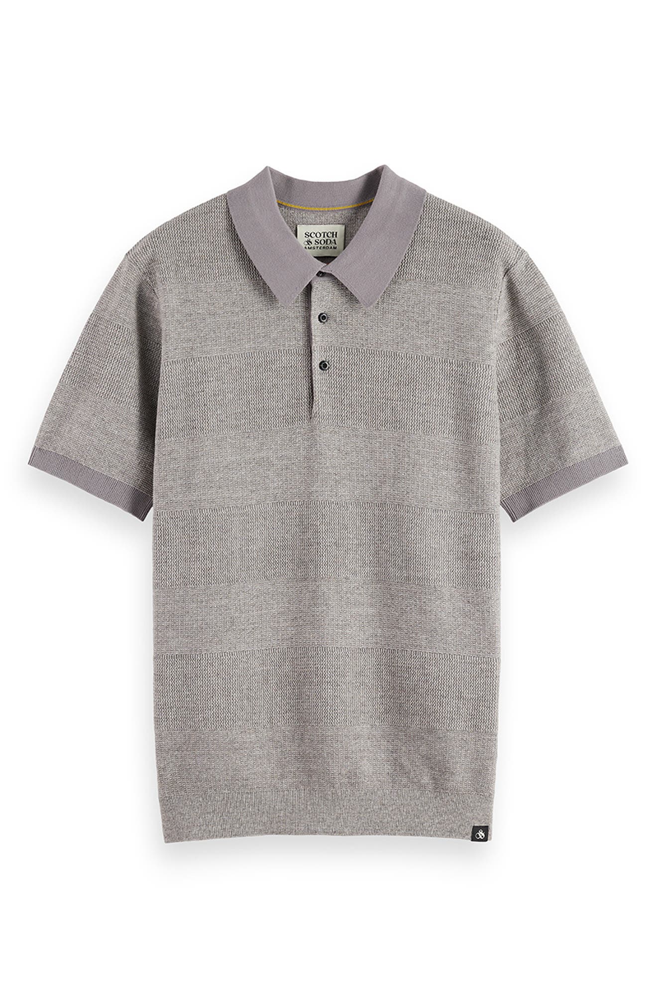 Scotch & Soda Tonal Stripe Cotton Polo Sweater | Nordstromrack