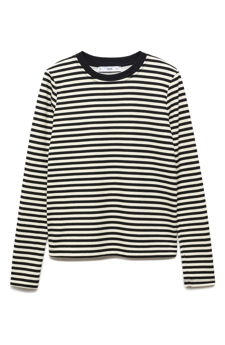 MANGO Stripe Long Sleeve Top | Nordstrom