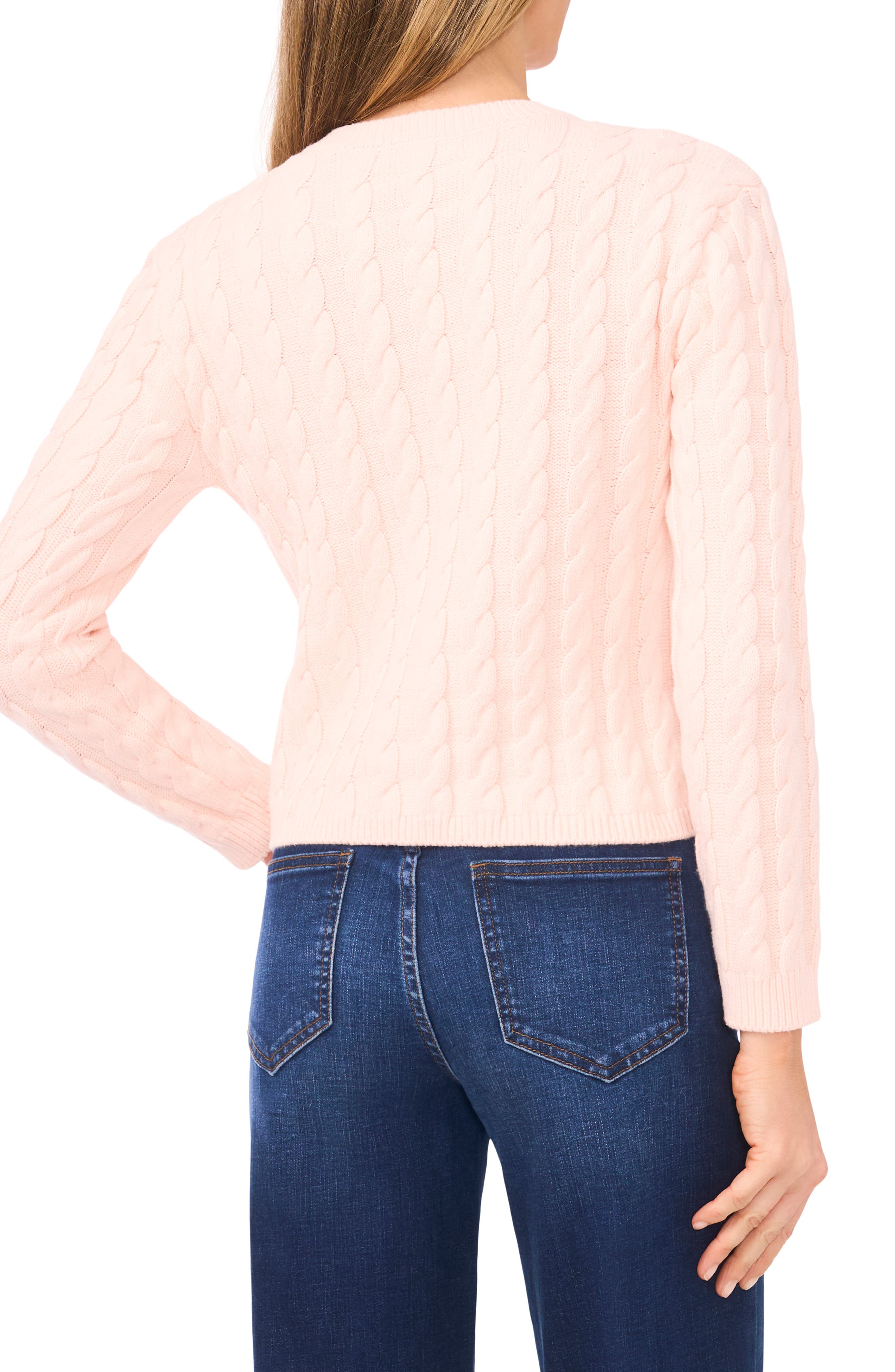CeCe Cable Stitch Cardigan | Nordstrom