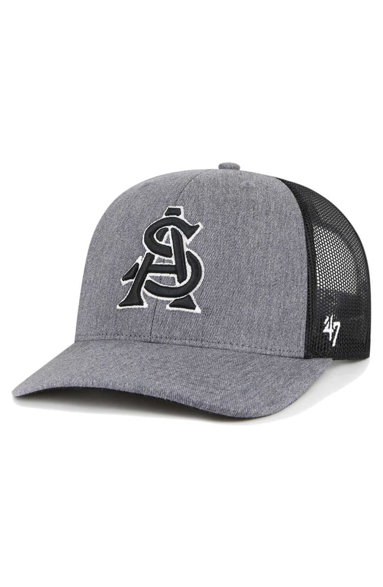 '47 Men's '47 Charcoal Arizona State Sun Devils Carbon Trucker ...
