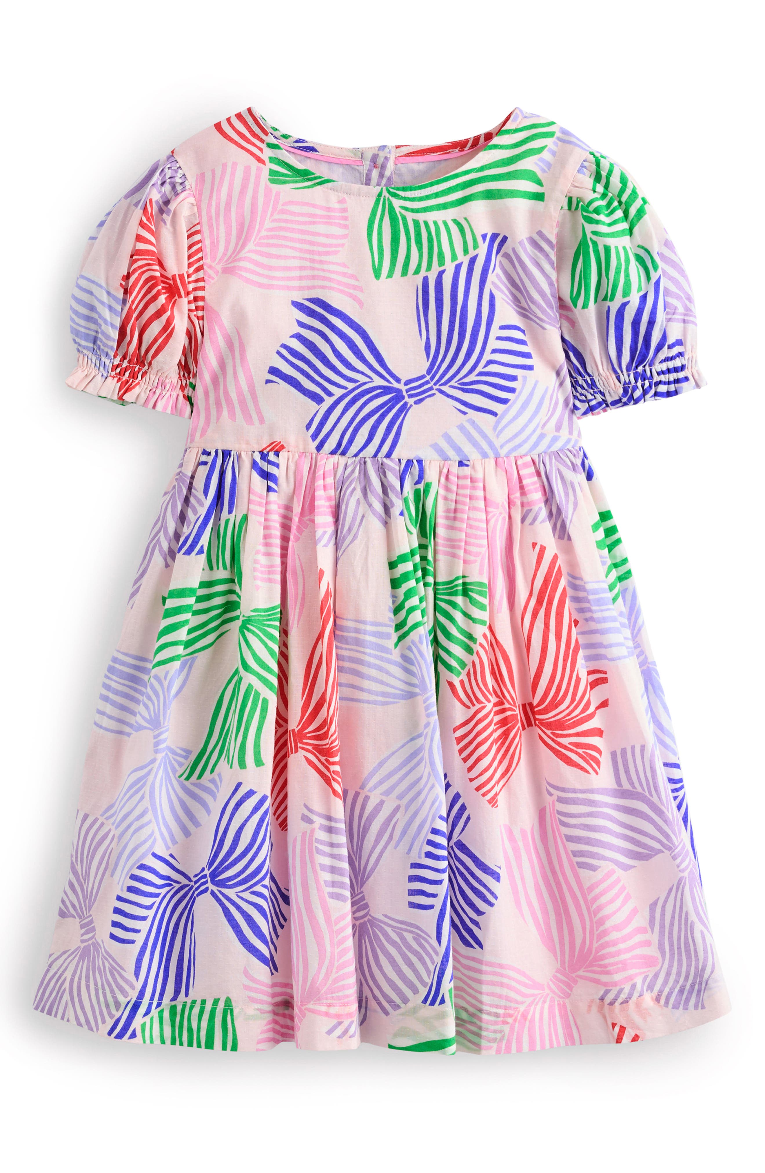Mini Boden Kids' Madeline Puff Sleeve Dress | Nordstromrack