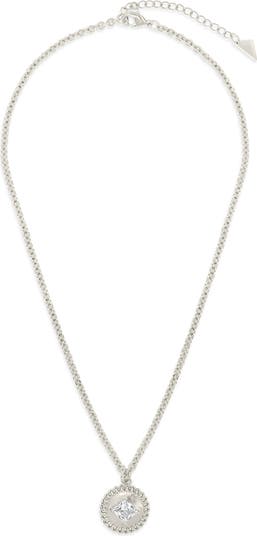 Sterling Forever 14K Gold Plated Jaliyah CZ Pendant Necklace ...