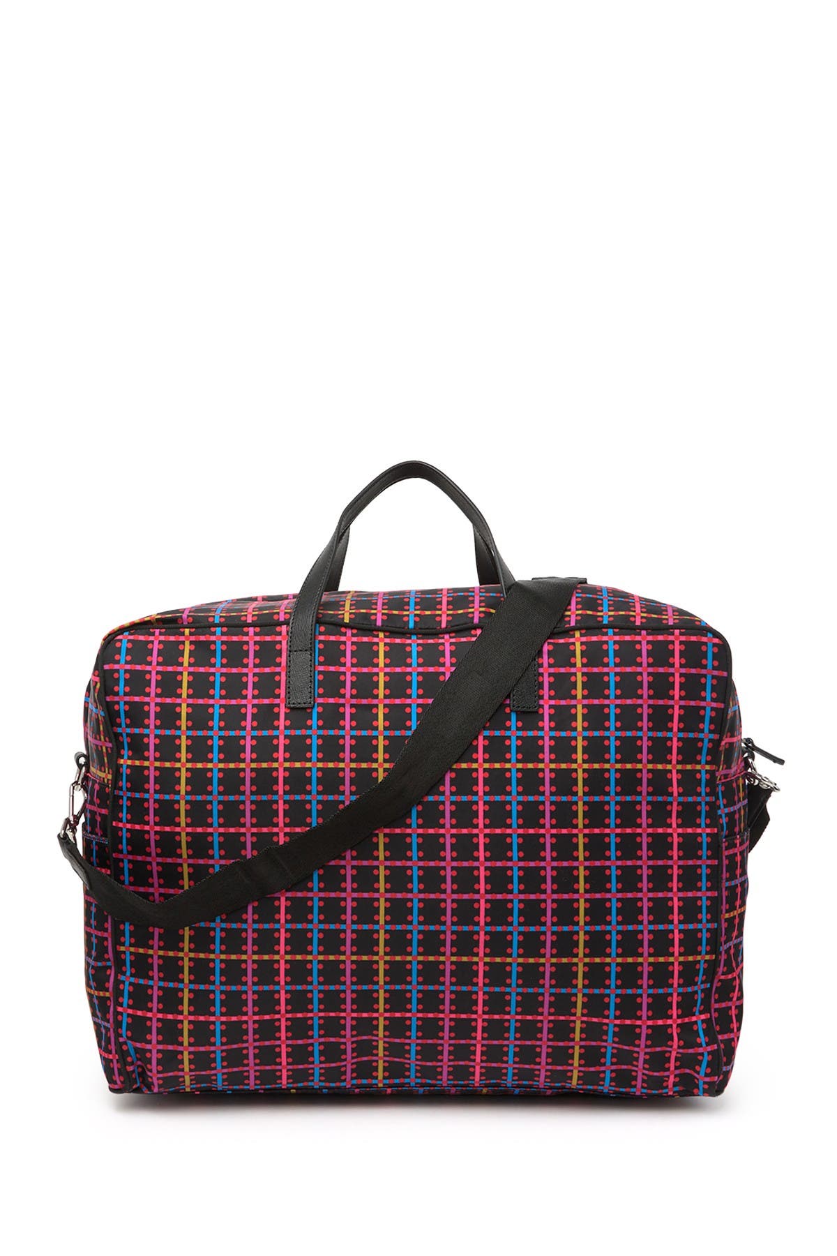 COCCINELLE Borsa Tess St. Tartan Plaid Print Weekend Bag | Nordstromrack