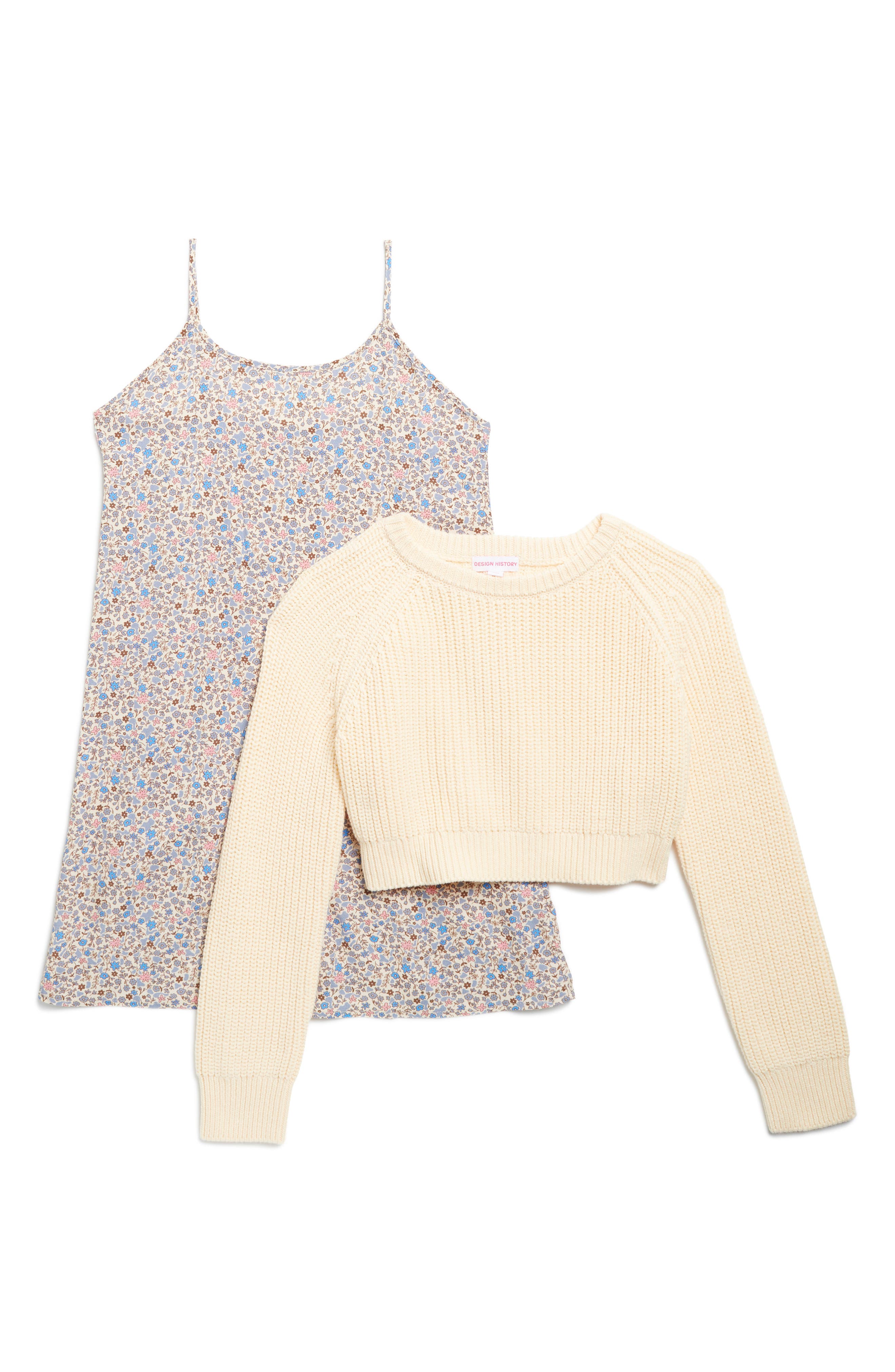 Design History Kids' Sweater & Dress Set | Nordstromrack
