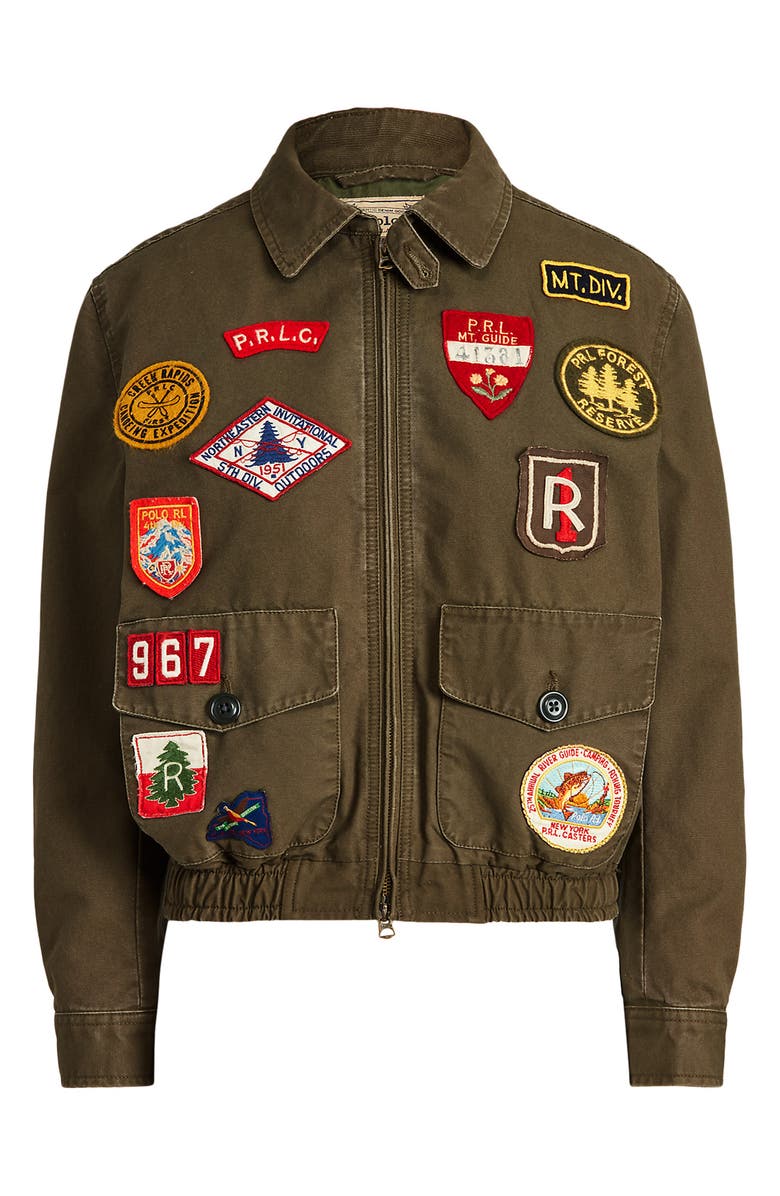 Polo Ralph Lauren Patch Canvas Jacket | Nordstrom