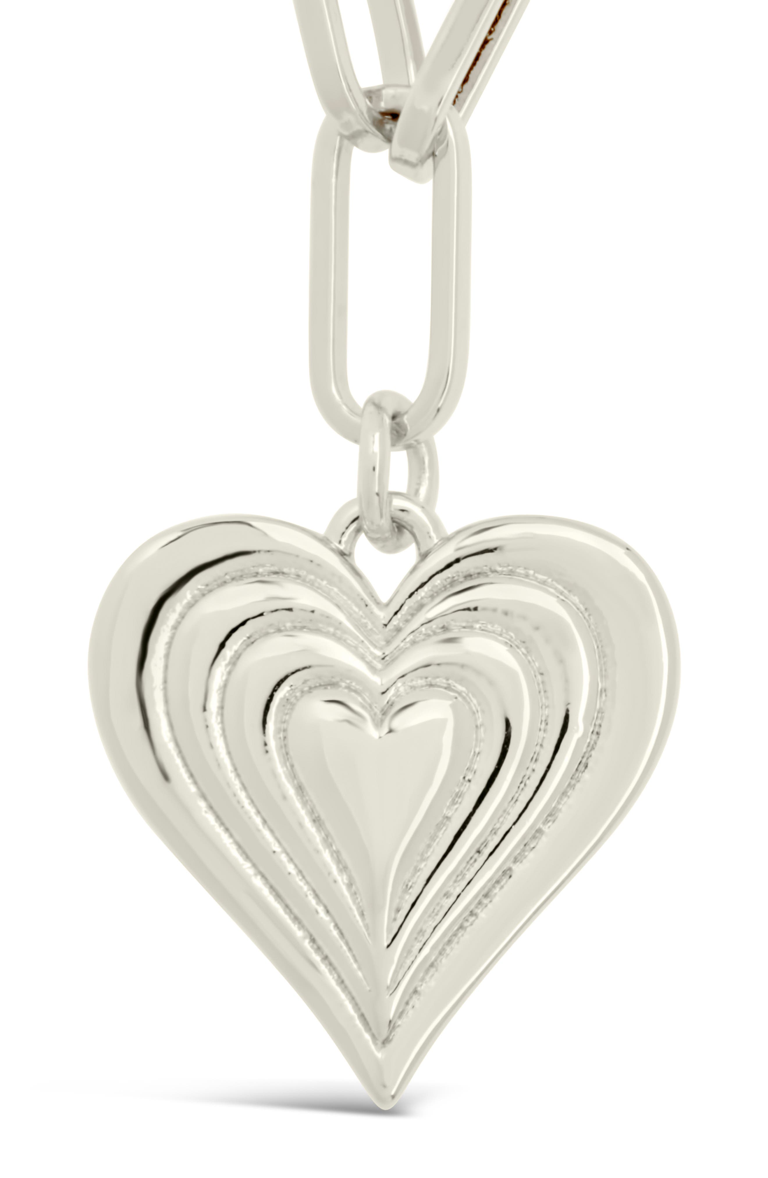 Sterling Forever Beating Heart Pendant Necklace | Nordstromrack