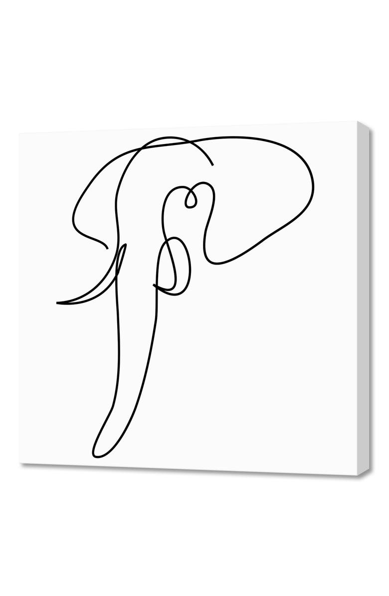 CURIOOS Hubris One Line Elephant Art Print | Nordstromrack