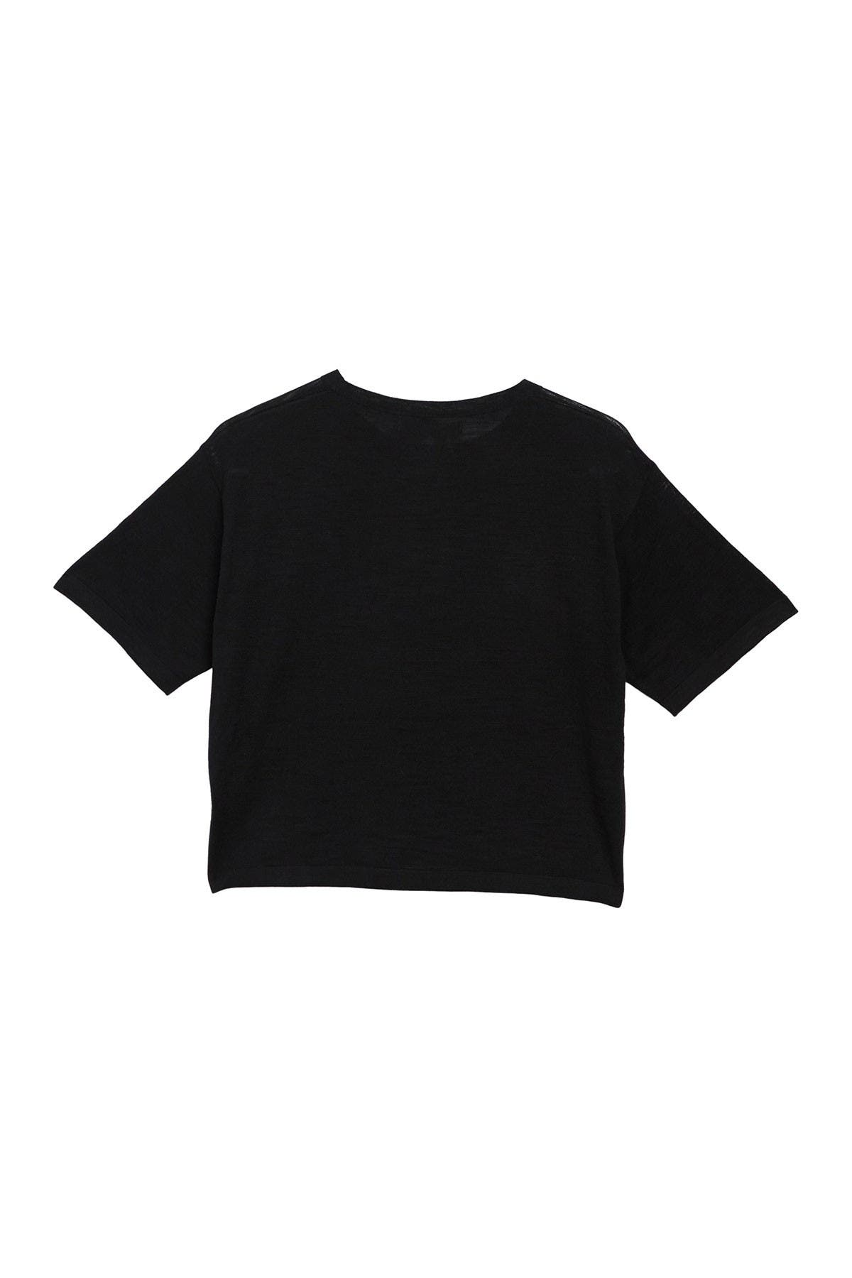 360 CASHMERE Edith Short Sleeve Knit Top | Nordstromrack