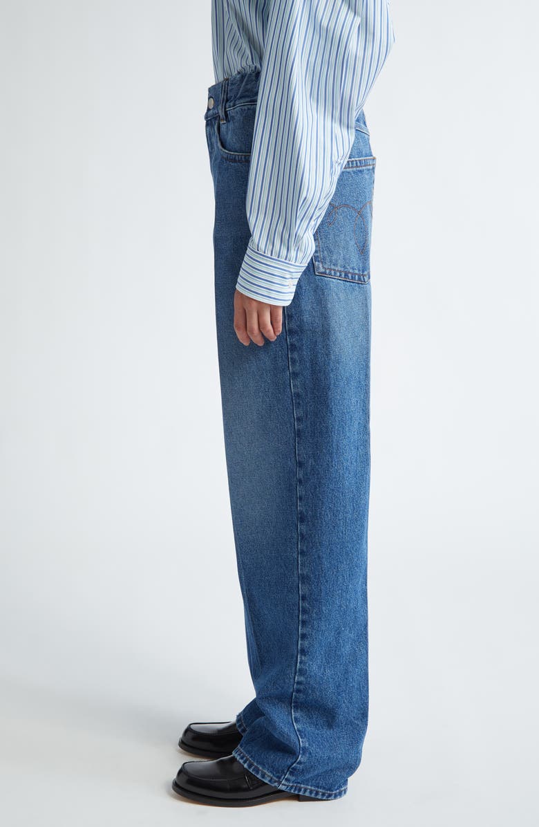 Meryll Rogge Elastic Waist Straight Leg Jeans | Nordstromrack
