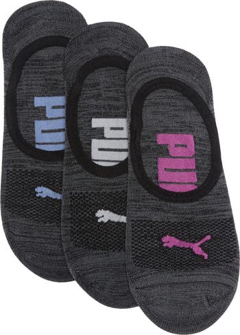 PUMA Logo Print Athletic Microfiber Sock Liners - Pack of 6 | Nordstromrack