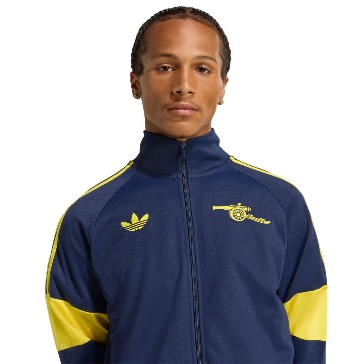 adidas Men's adidas Blue Arsenal Lifestyler Full-Zip Track Jacket ...