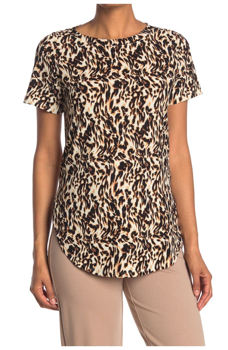 Halogen® Short Sleeve Tunic T-Shirt | Nordstromrack